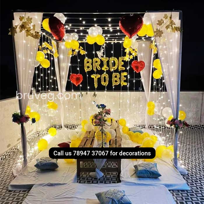 Bride To Be Terrace Decoration - Bruveg